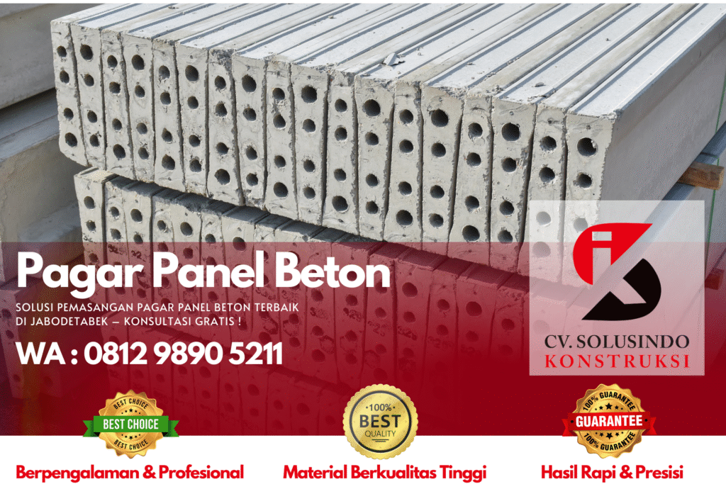 Pagar Panel Beton untuk Proyek Jabodetabek - SKGroup